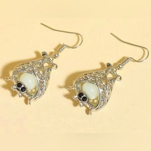 Jewelry | Glowing Bat Hanging Upside Down Lacey Mesh Lattice Wing ...